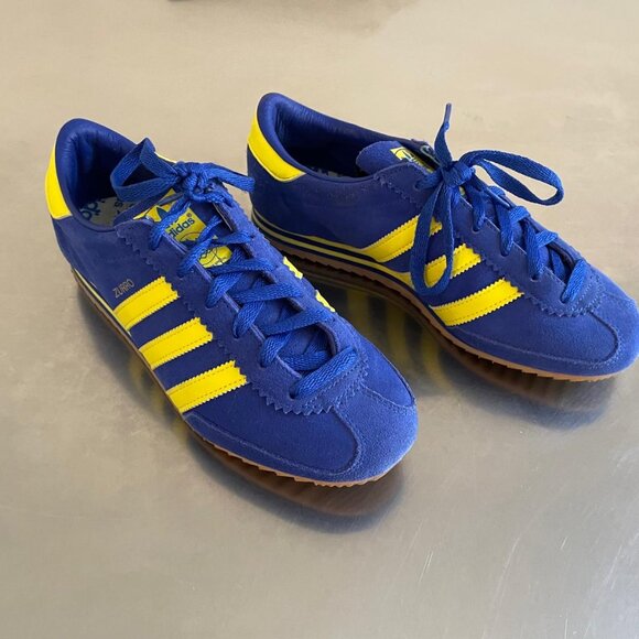 adidas Originals | Shoes | Adidas Mens Zurro Spzl Bold Blue Yellow ...